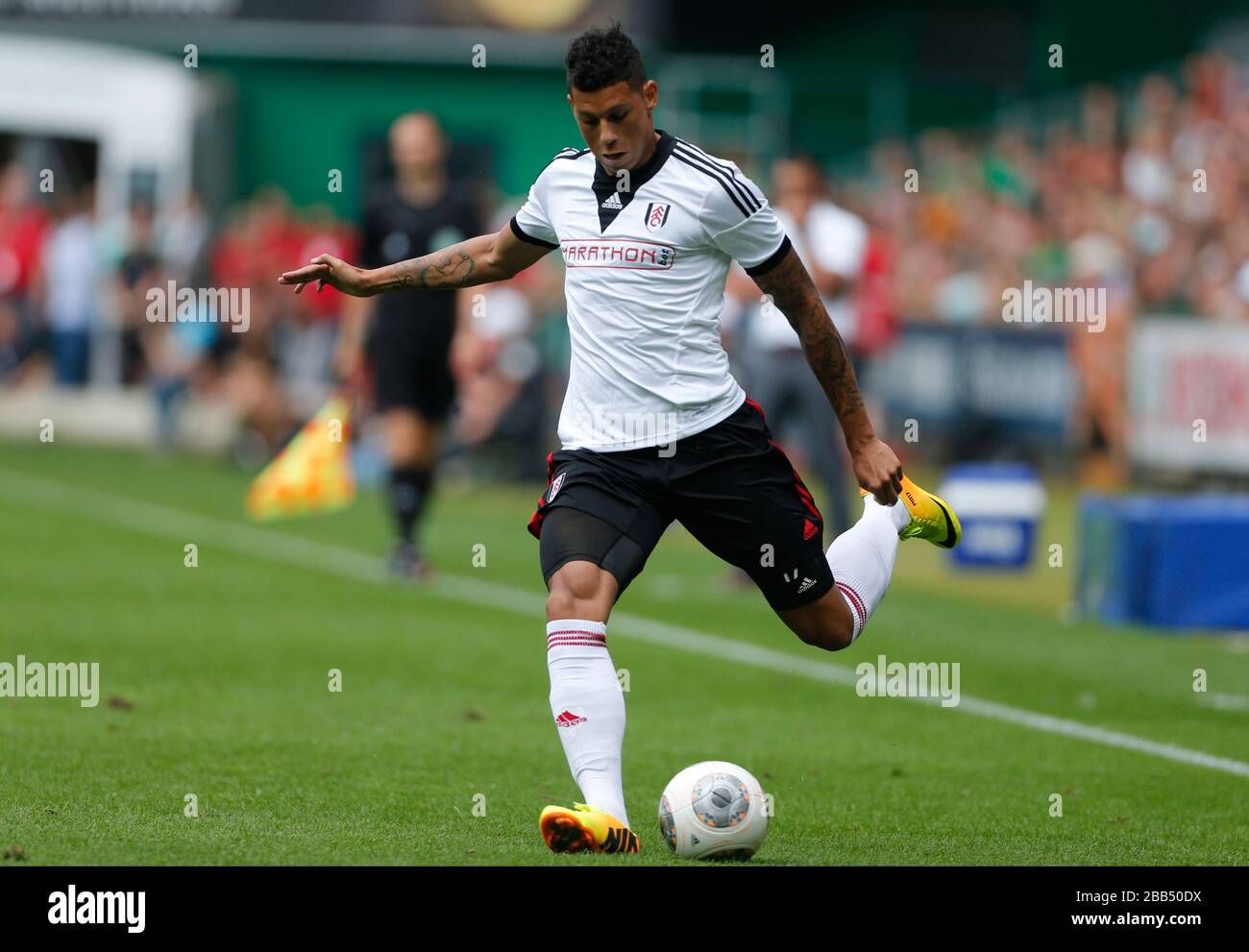 Fulham's Matthew Briggs Stock Photo - Alamy