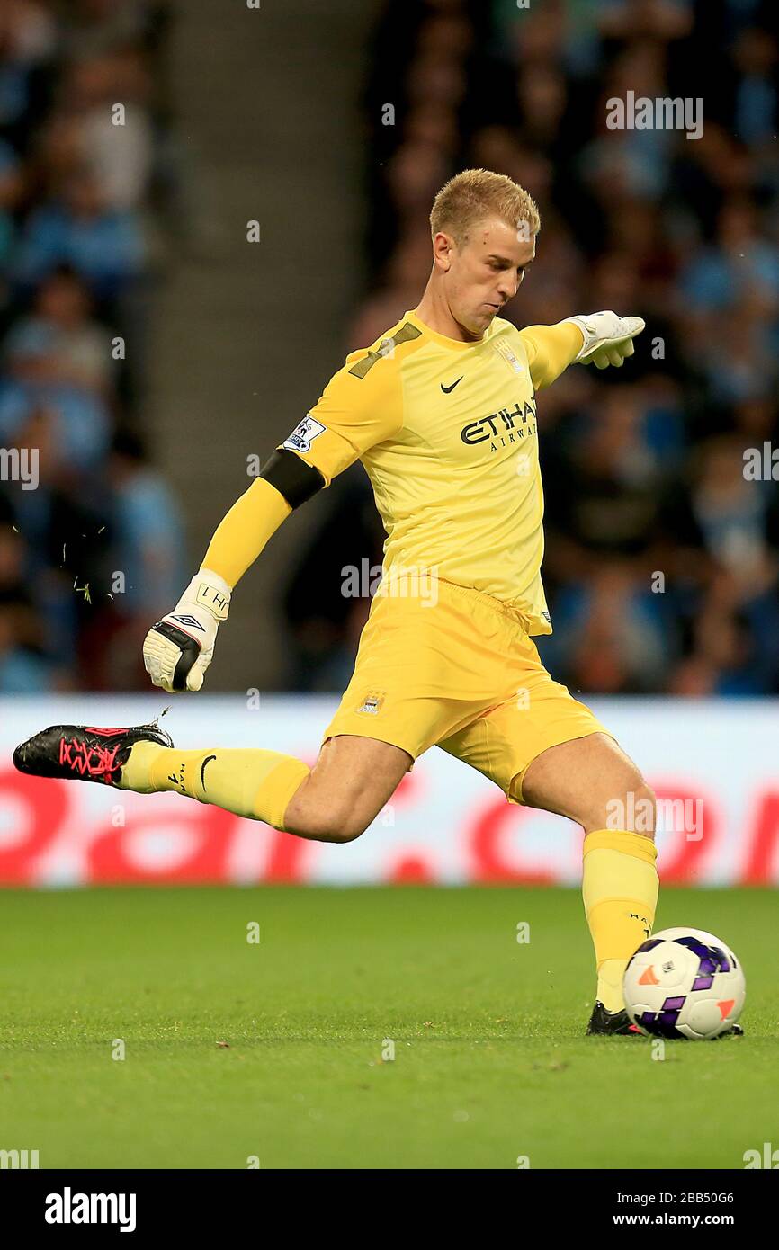 Manchester City goalkeeper Joe Hart Stock Photo - Alamy