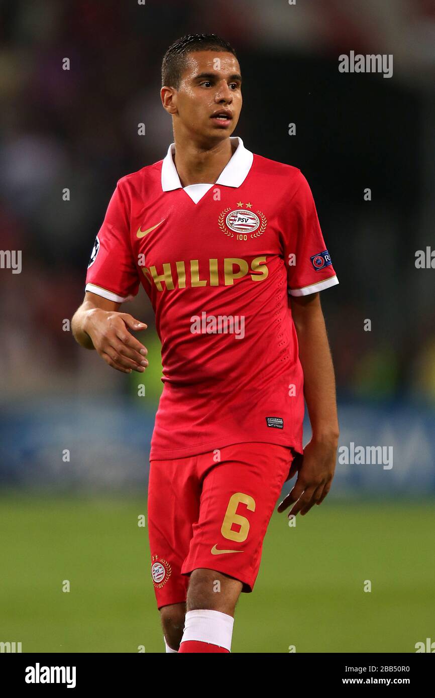 Adam Maher, PSV Eindhoven Stock Photo - Alamy