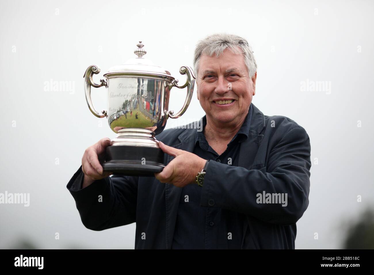 Chris Cater from Maldon in Essex holds The Chesterfield Cup, won in ...