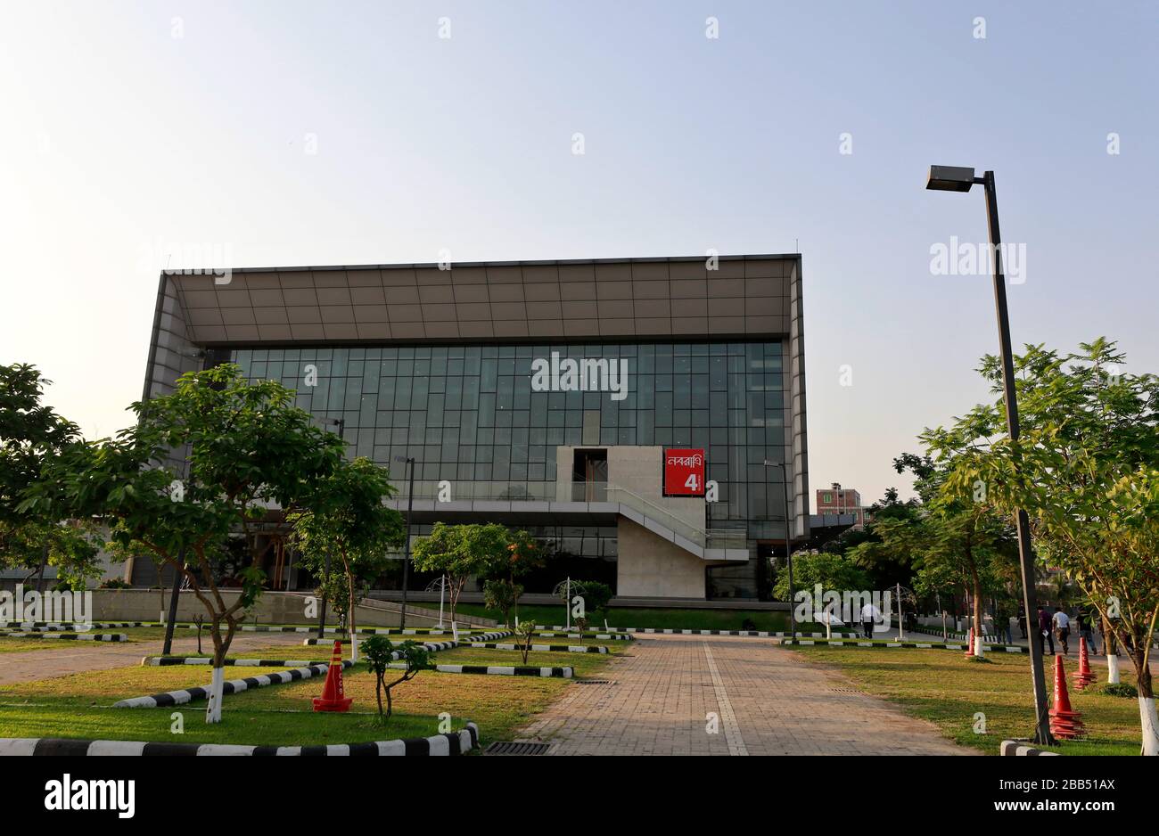 Dhaka, Bangladesh - March 30, 2020: The International Convention City ...