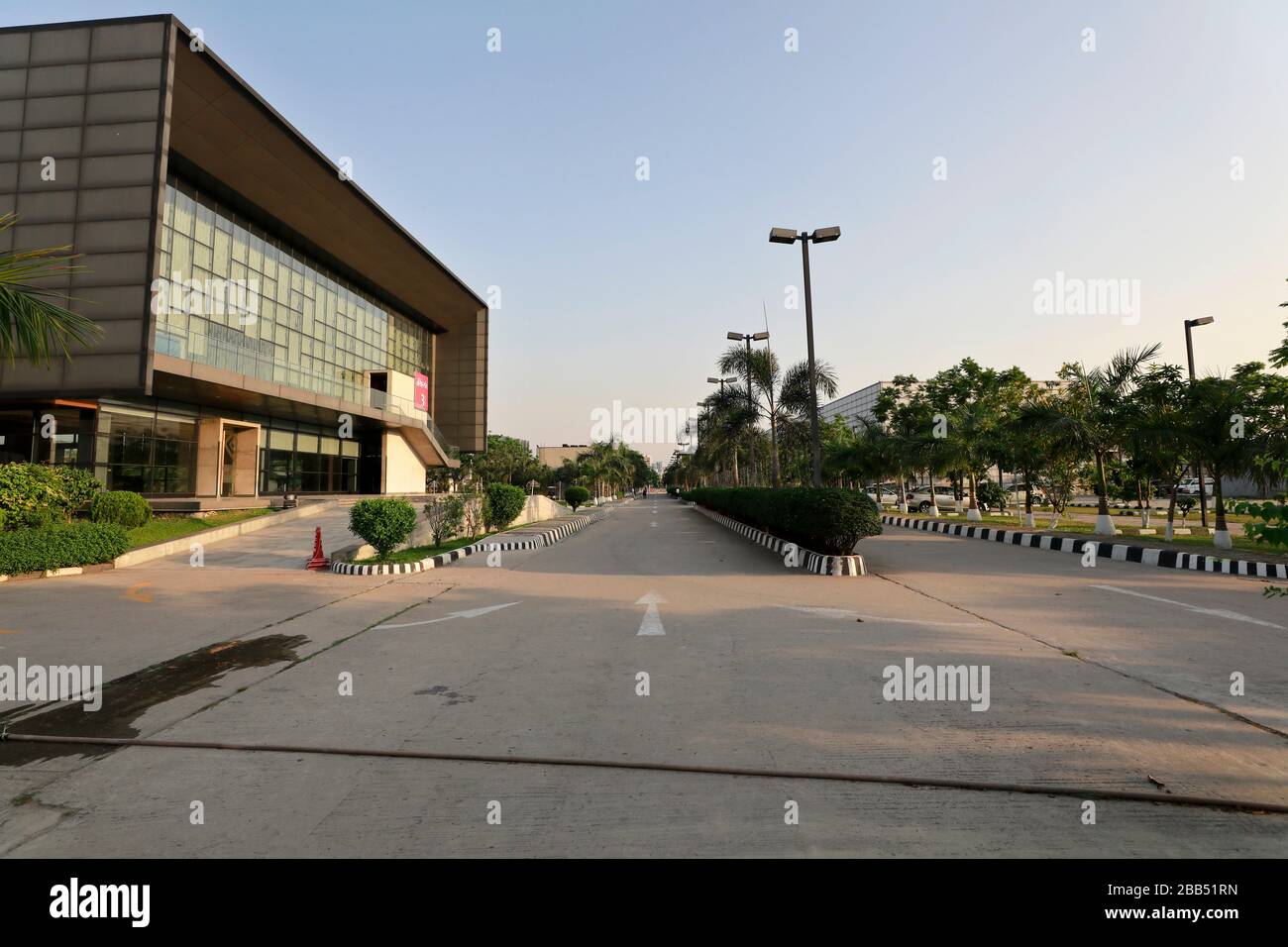 Dhaka, Bangladesh - March 30, 2020: The International Convention City ...