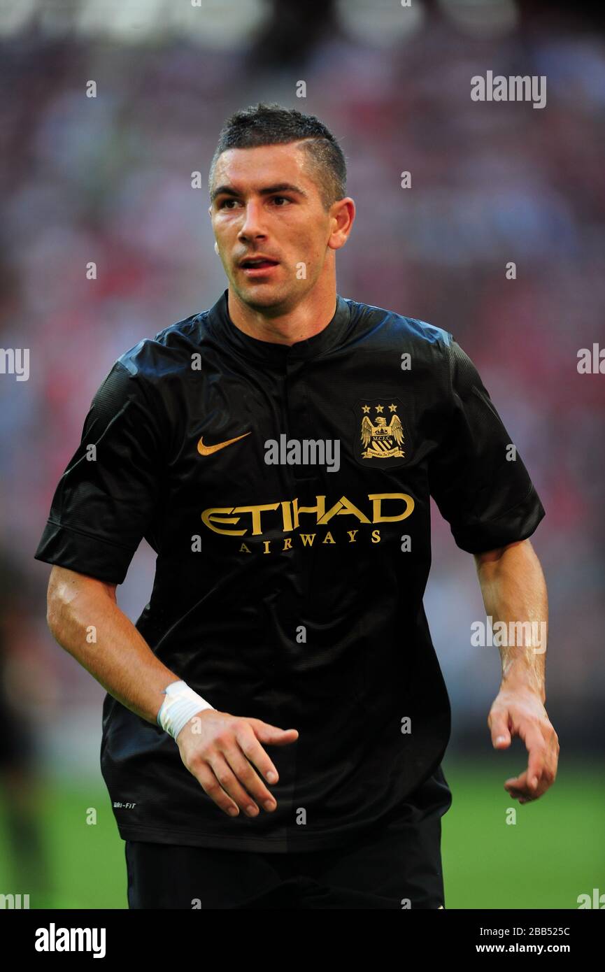 Aleksandar Kolarov, Manchester City Stock Photo - Alamy