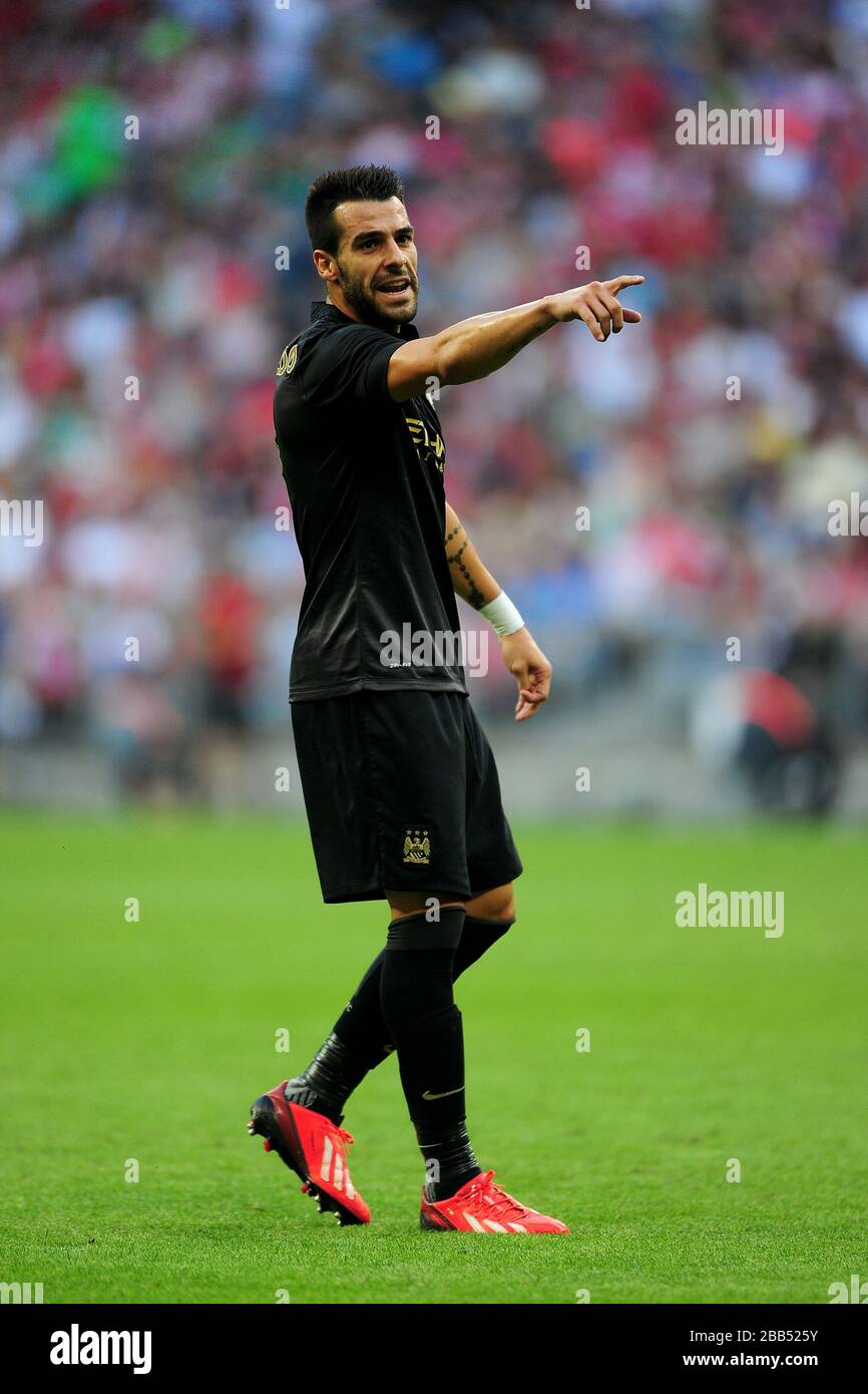 Alvaro Negredo, Manchester City Stock Photo - Alamy