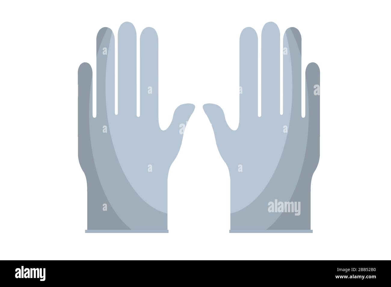 Hand in white sterile Cut Out Stock Images & Pictures - Alamy