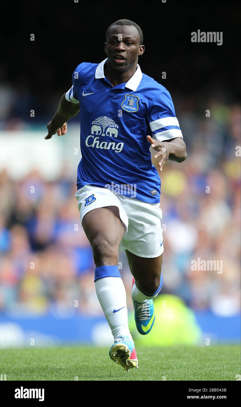 Everton's Arouna Kone Stock Photo - Alamy