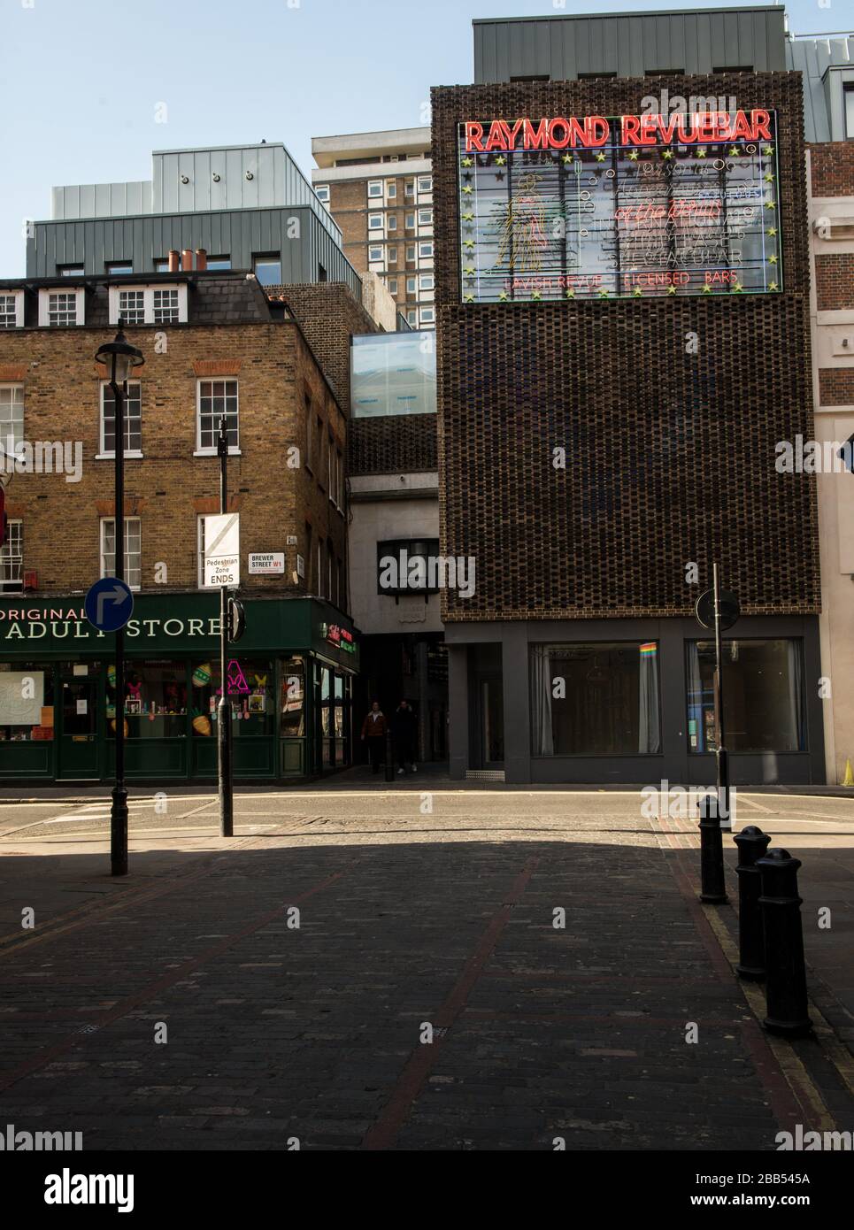 London, Corona Virus days, empty Soho streets Stock Photo - Alamy