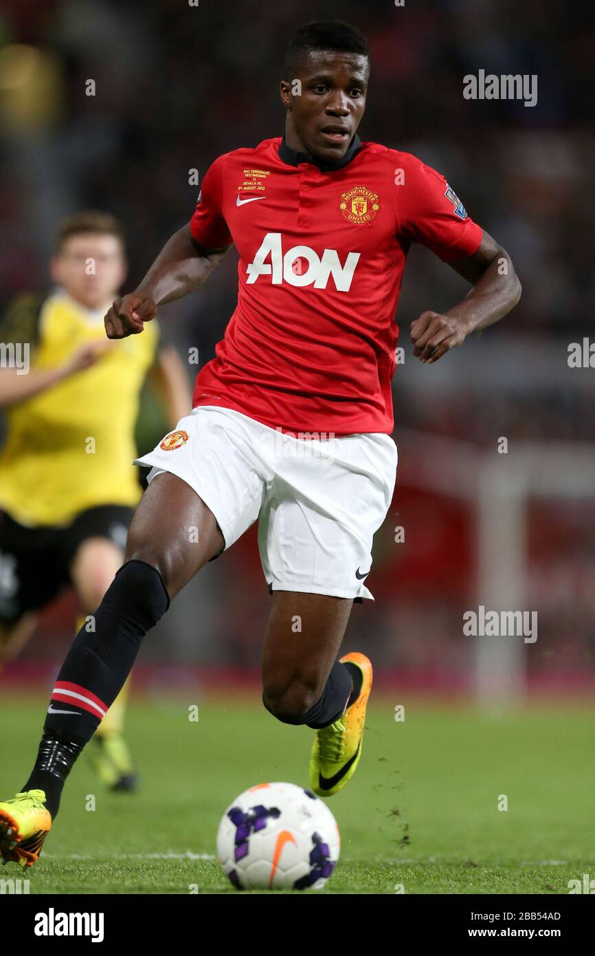 Wilfried Zaha, Manchester United Stock Photo - Alamy