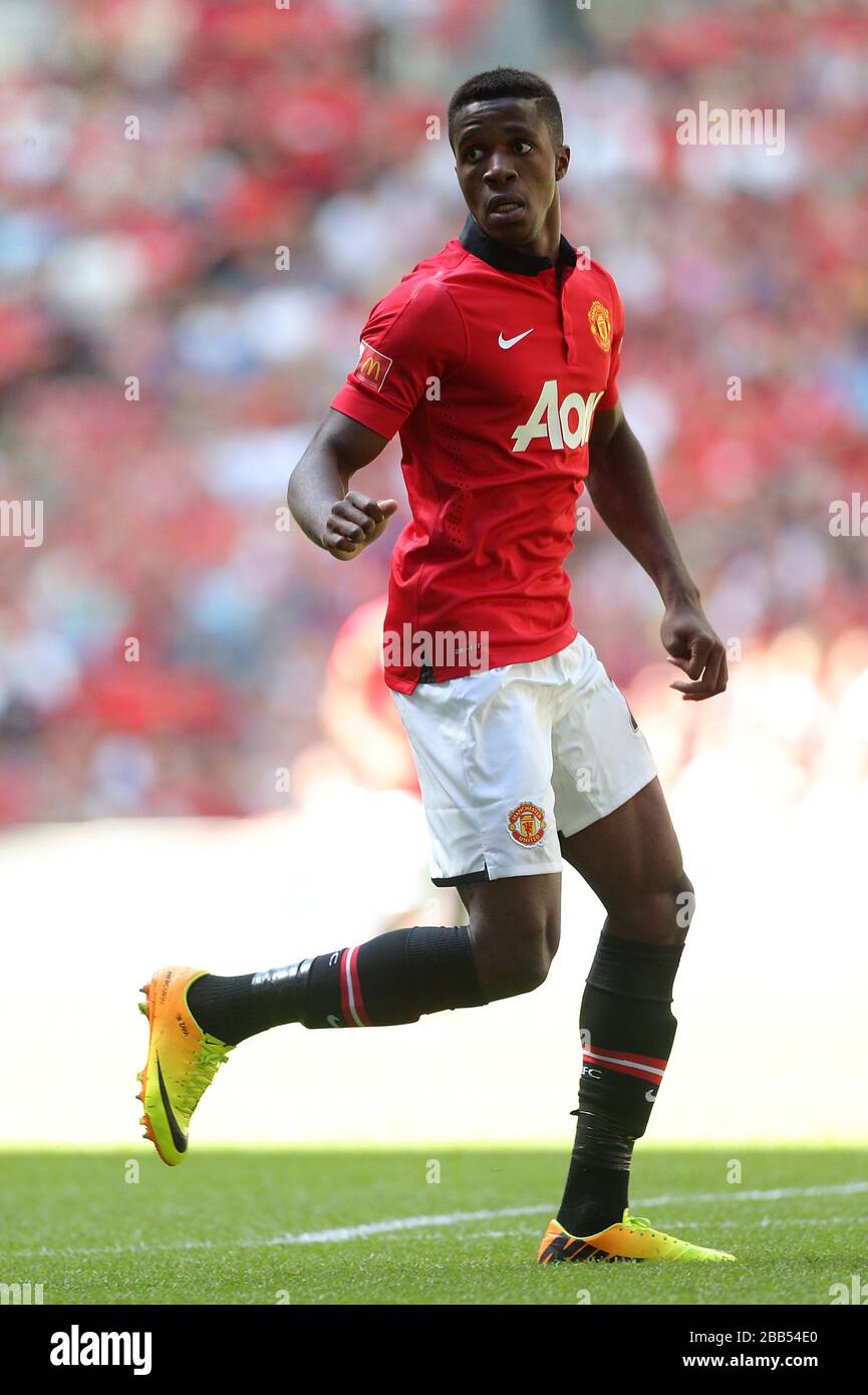 Wilfried Zaha, Manchester United Stock Photo - Alamy