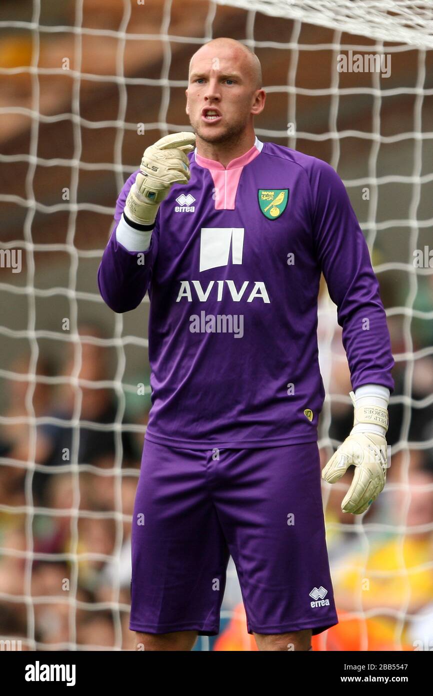 Norwich City goalkeeper John Ruddy Stock Photo - Alamy