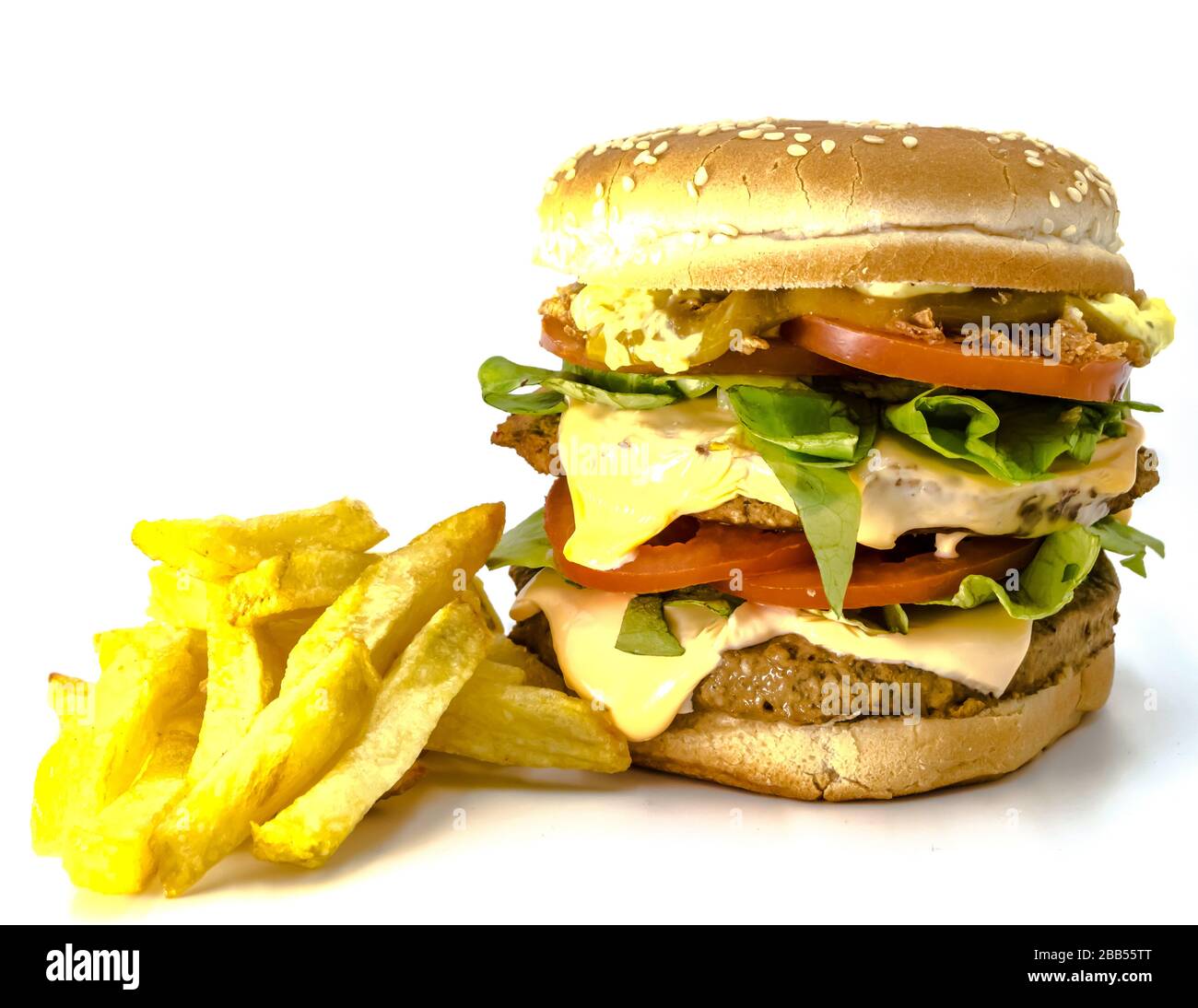 Chicken burger cola fries hi-res stock photography and images - Alamy