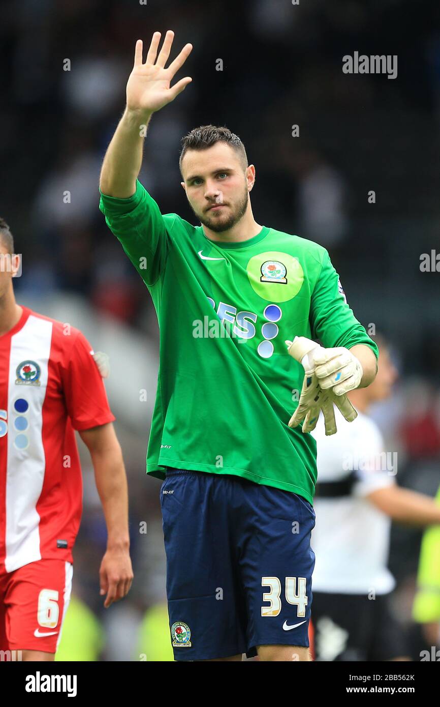 Blackburn Rovers goalkeeper Jake Kean Stock Photo - Alamy