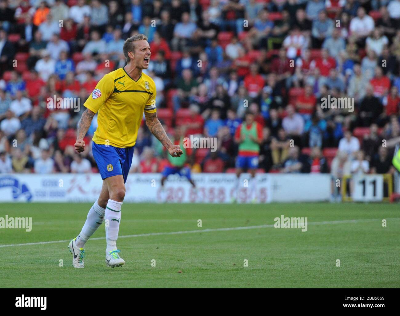 Coventry City's Carl Baker celebrates scoring his side's first goal ...