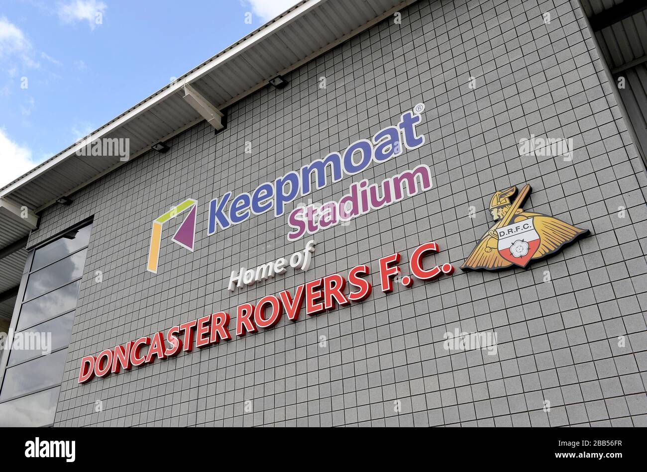 A view of the Keepmoat Stadium, home to Doncaster Rovers Stock Photo ...