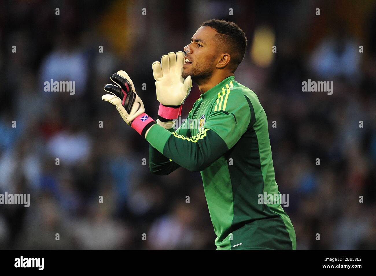 Jordan Archer, Scotland Under 21 goalkeeper Stock Photo - Alamy