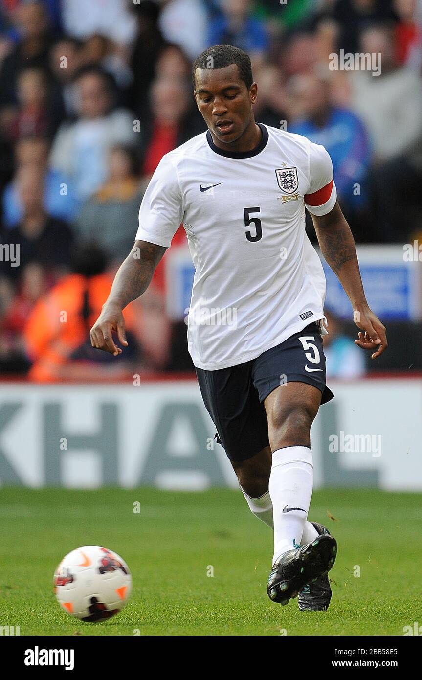 Andre Wisdom, England Under 21 Stock Photo - Alamy
