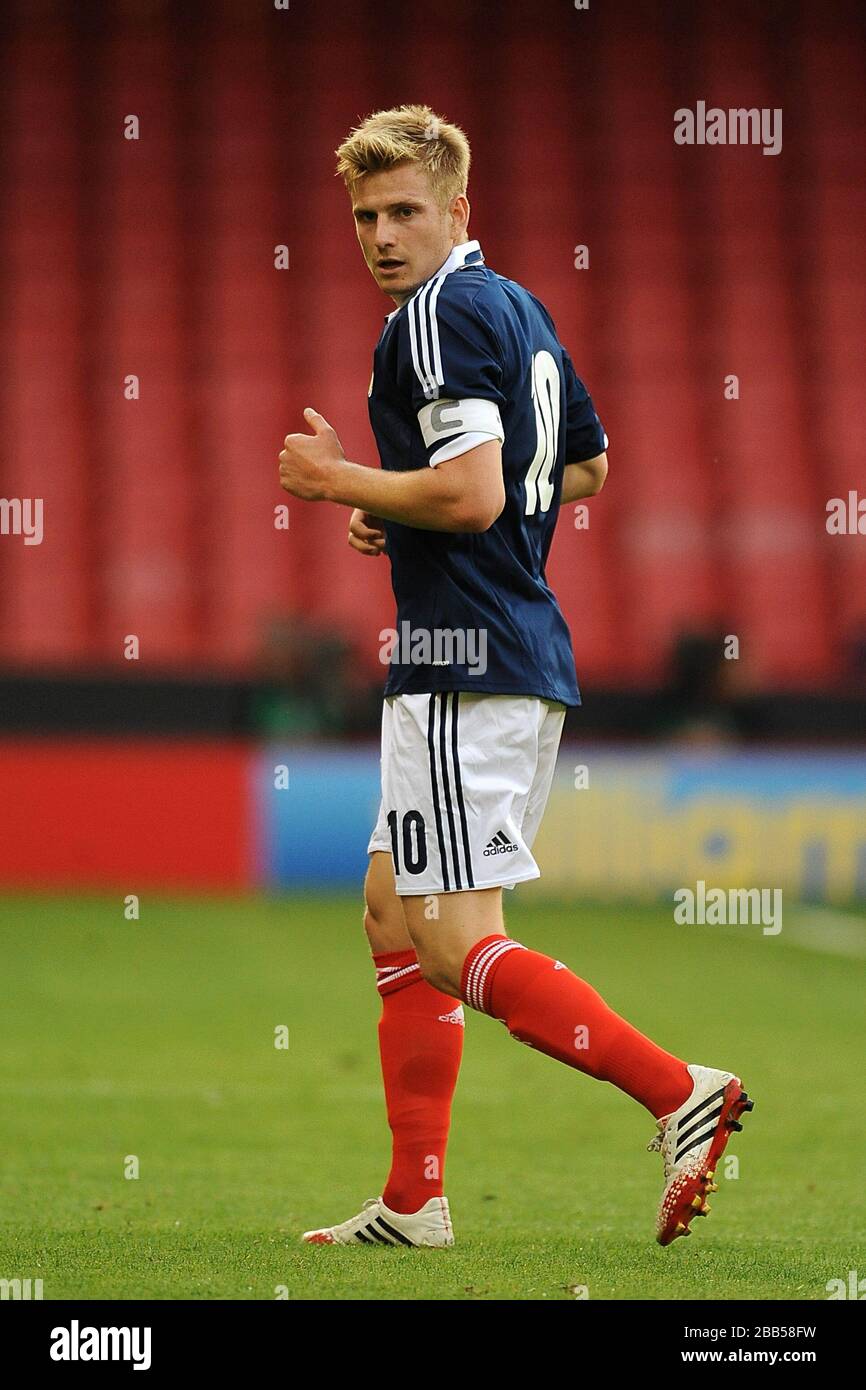 Stuart Armstrong, Scotland Under 21 Stock Photo - Alamy