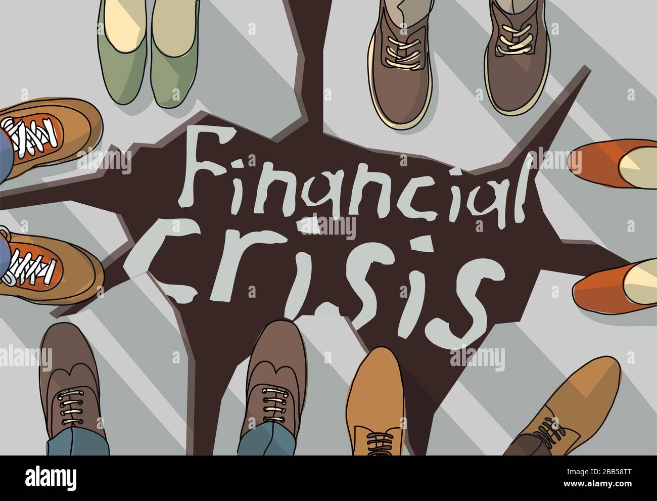 Footing danger Stock Vector Images - Alamy