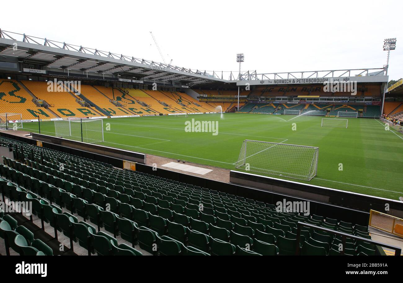 General view of Norwich City's Carrow Road Stock Photo - Alamy