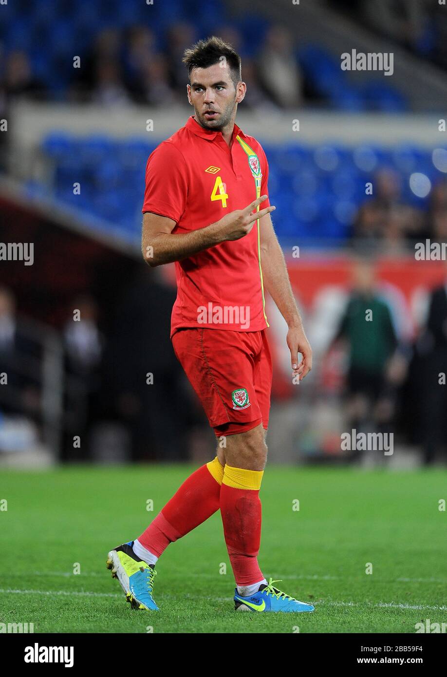 Joe Ledley, Wales Stock Photo - Alamy