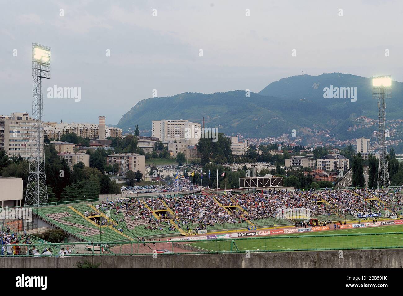 General view of Asim Ferhatovic Hase Stadium Stock Photo - Alamy