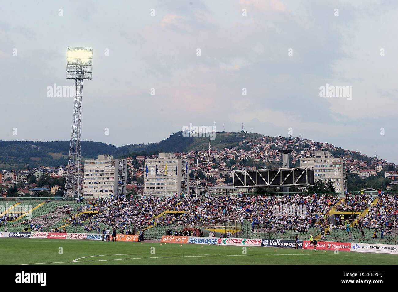 General view of the Asim Ferhatovic Hase Stadium Stock Photo - Alamy