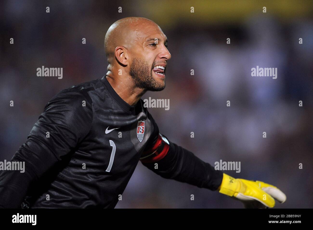 Tim Howard, USA goalkeeper Stock Photo - Alamy