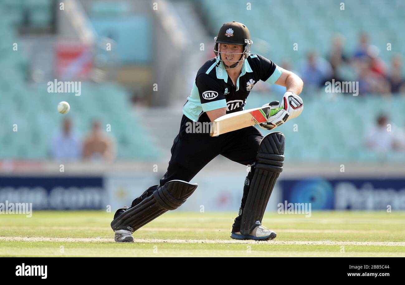 Surrey's Gary Wilson bats Stock Photo - Alamy
