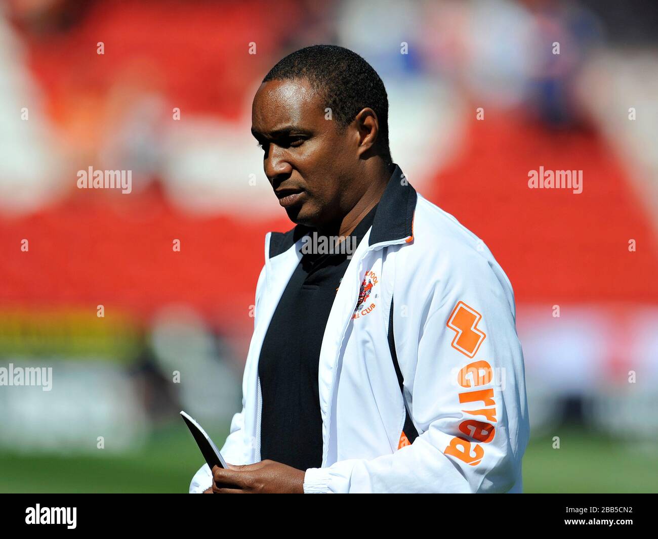 Blackpool manager Paul Ince Stock Photo - Alamy