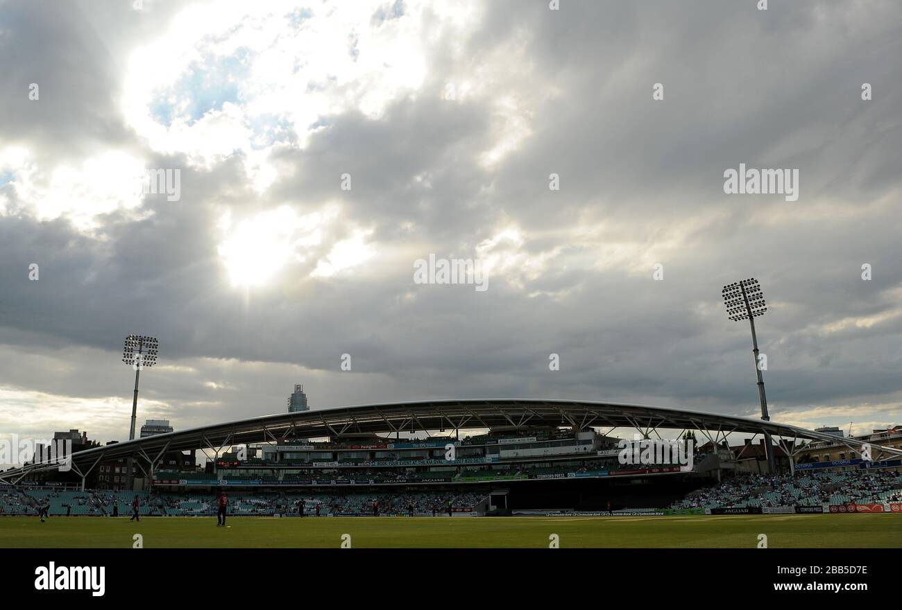 A view of the sky above The Kia Oval Stock Photo - Alamy