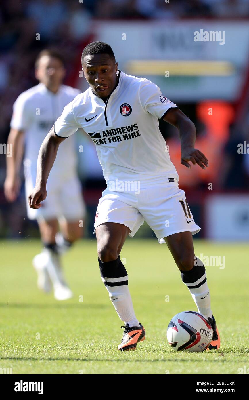 Callum Harriott, Charlton Athletic Stock Photo - Alamy