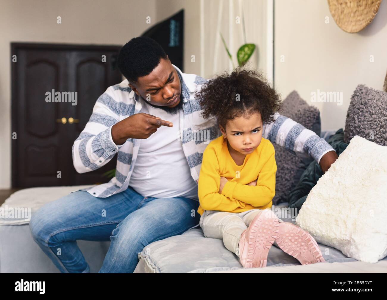 Father scolds daughter hi-res stock photography and images - Alamy