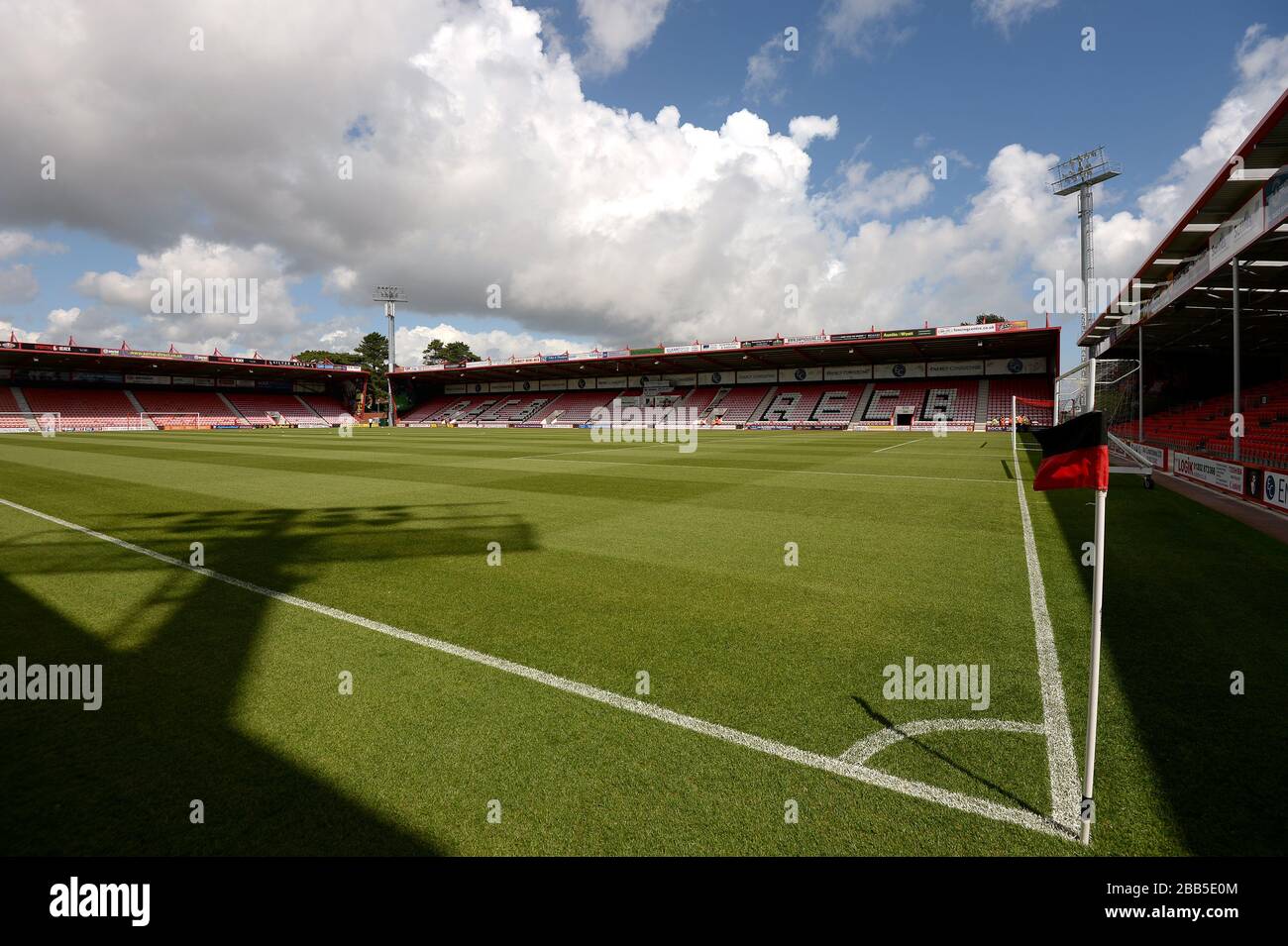 General view of Dean Court Stock Photo - Alamy