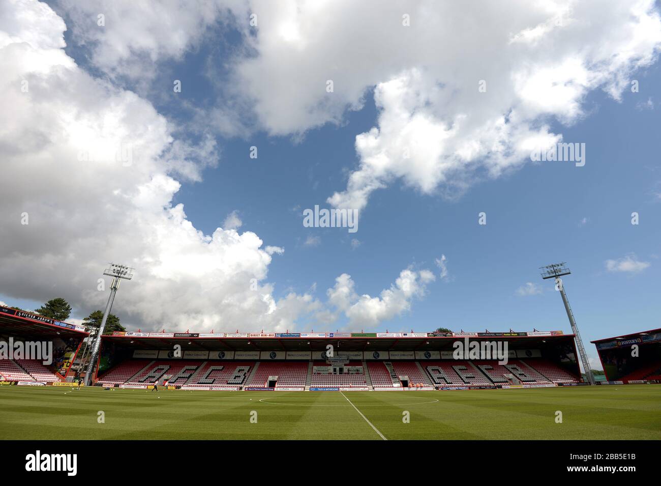 General view of Dean Court Stock Photo - Alamy