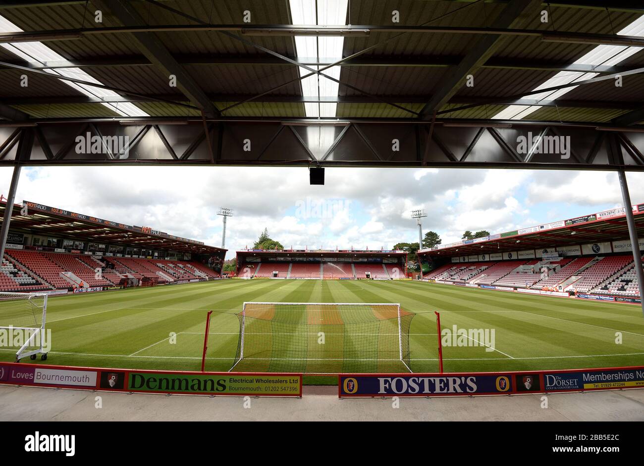 General view of Dean Court Stock Photo - Alamy
