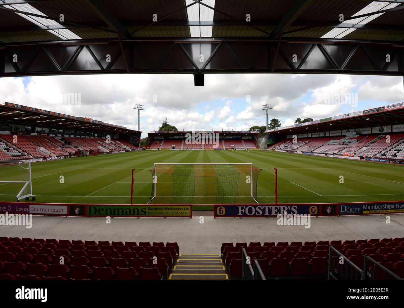 General view of Dean Court Stock Photo - Alamy