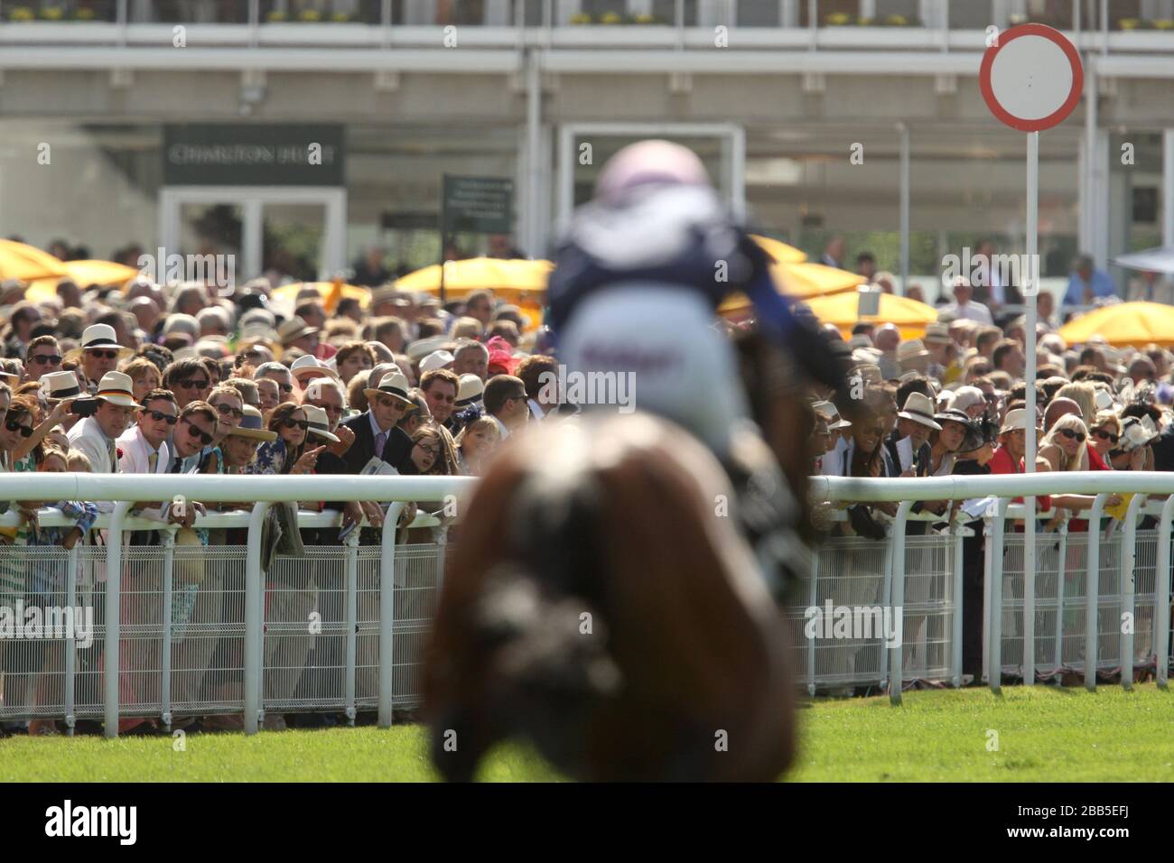 Racegoers enjoy the action during day four of the 2013 Glorious ...