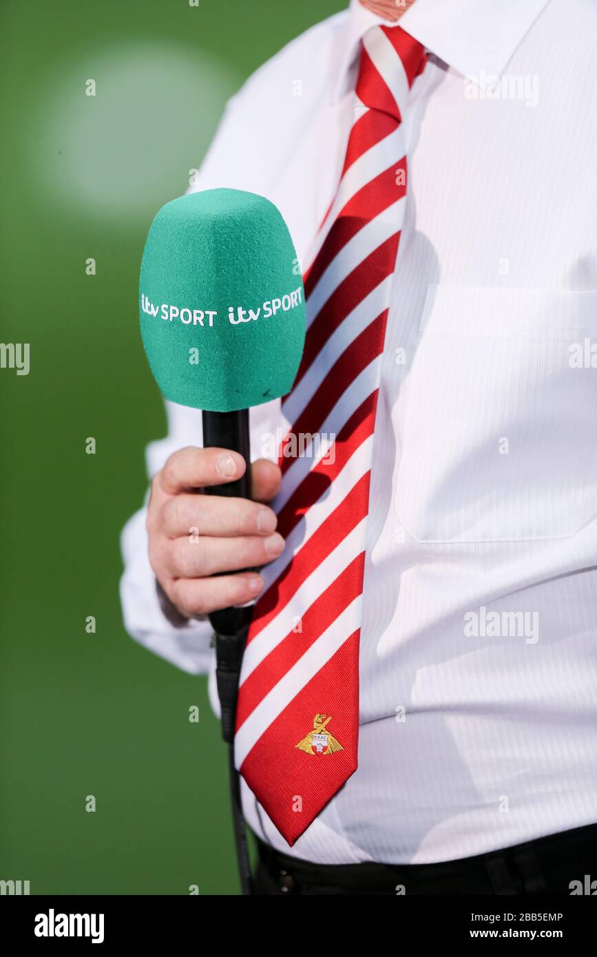 Itv microphone hi-res stock photography and images - Alamy