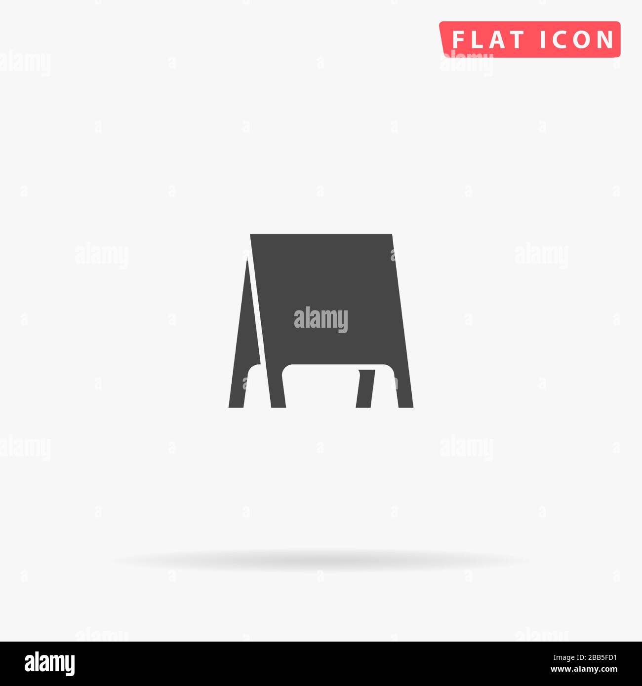 Pavement flat vector icon. Glyph style sign. Simple hand drawn ...