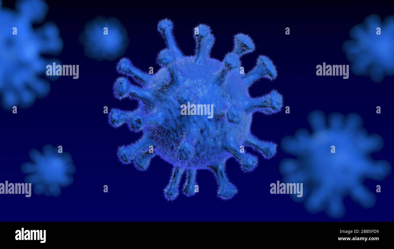 Corona Virus - Microbiology And Virology Concept - Microscope virus ...