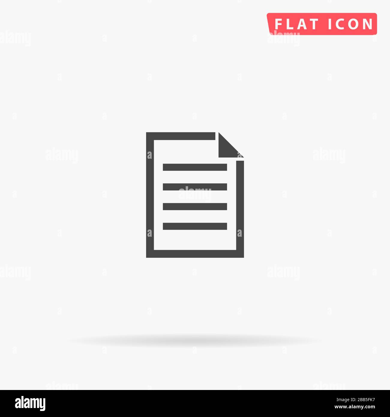 Note Taking flat vector icon. Glyph style sign. Simple hand drawn ...