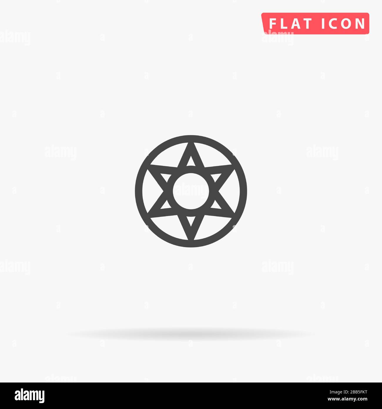 Heptagon symbol hi-res stock photography and images - Alamy