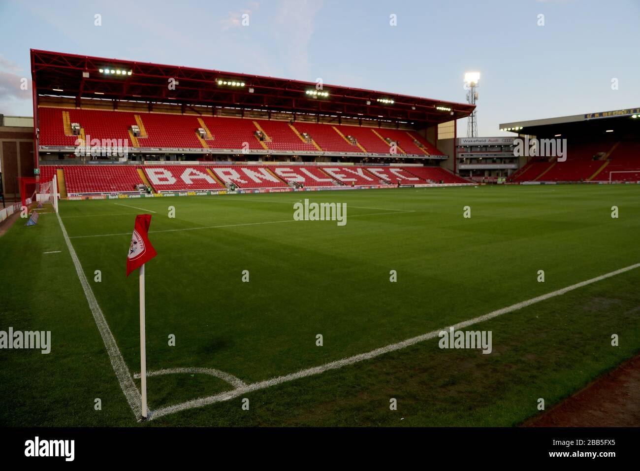 Barnsley's Oakwell Stadium Stock Photo - Alamy