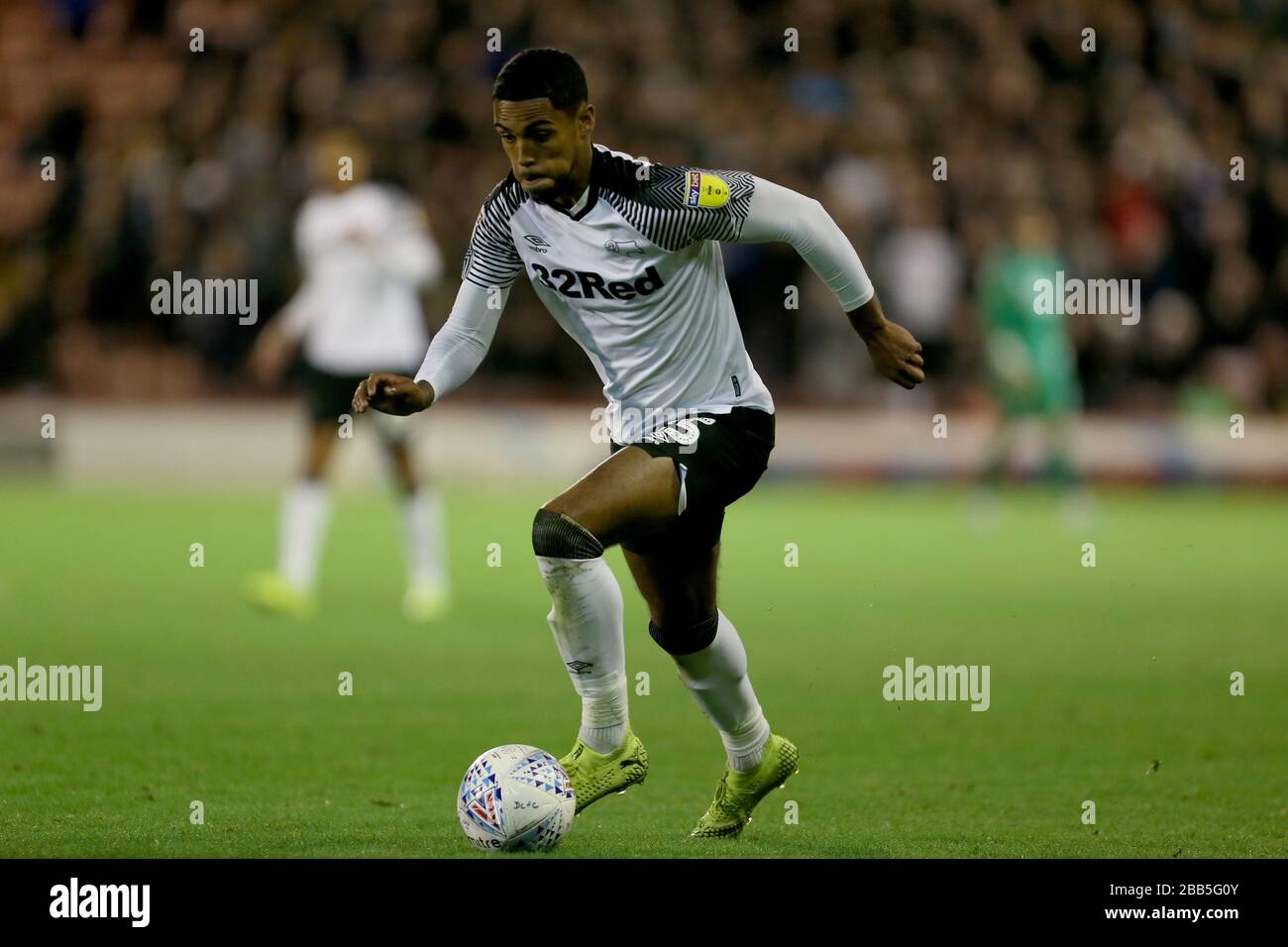 Derby County's Max Lowe Stock Photo - Alamy