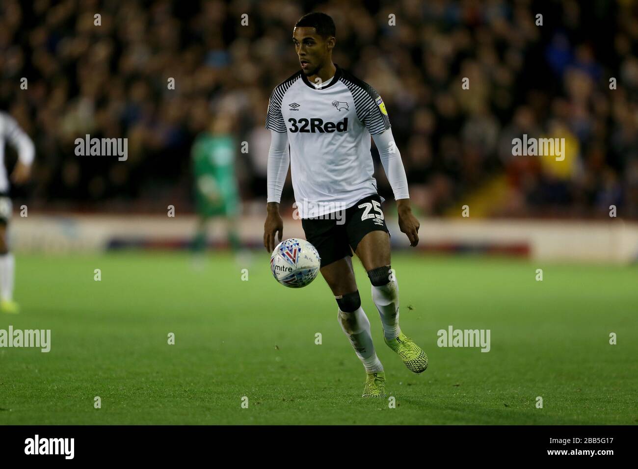 Derby County's Max Lowe Stock Photo - Alamy