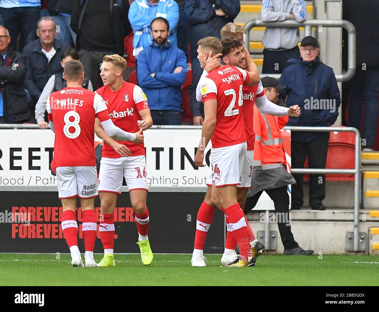 Rotherham United's Matt Crooks celebrates scoring his team's opening ...
