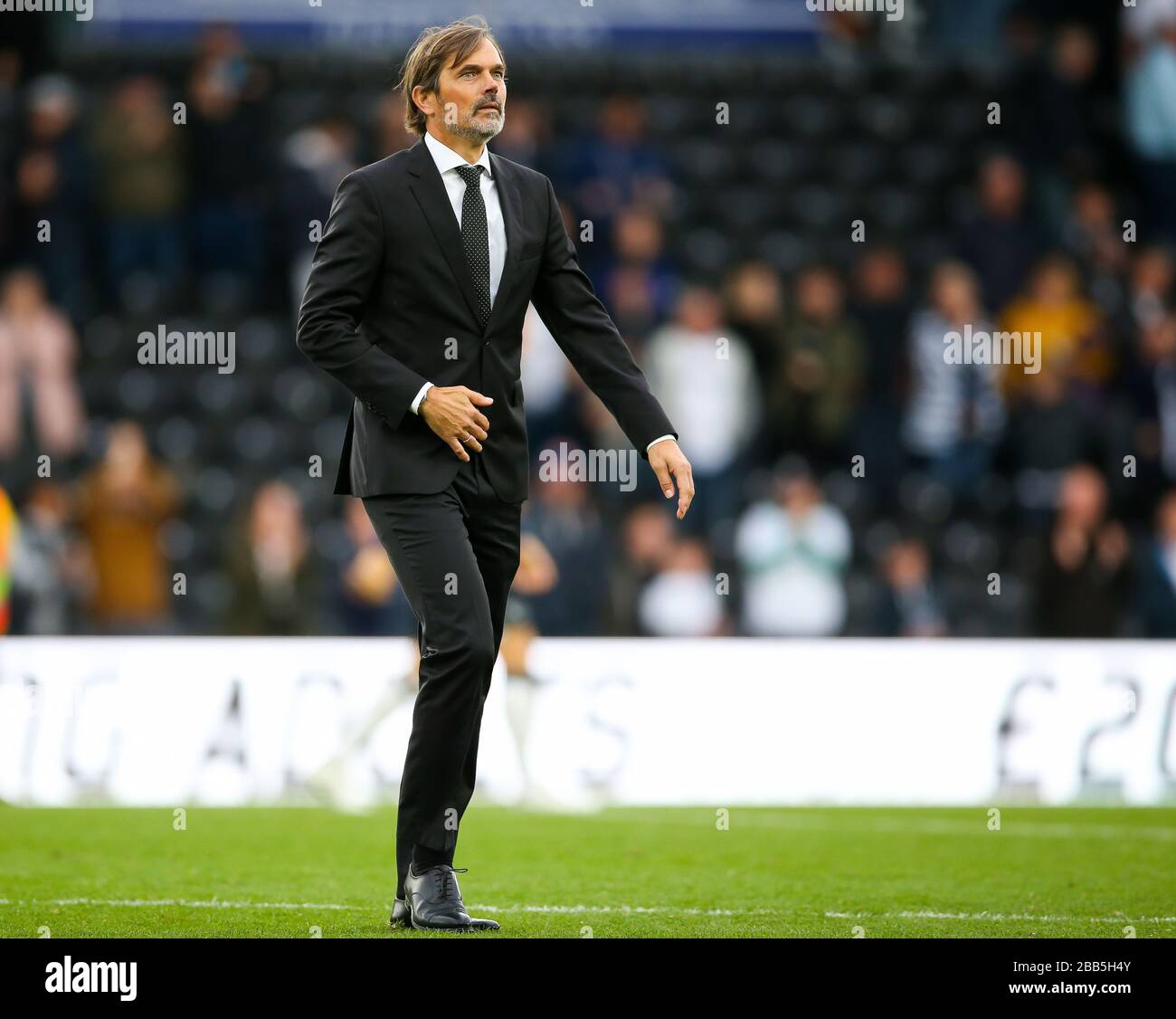 Derby County manager Phillip Cocu during the Sky Bet Championship match ...