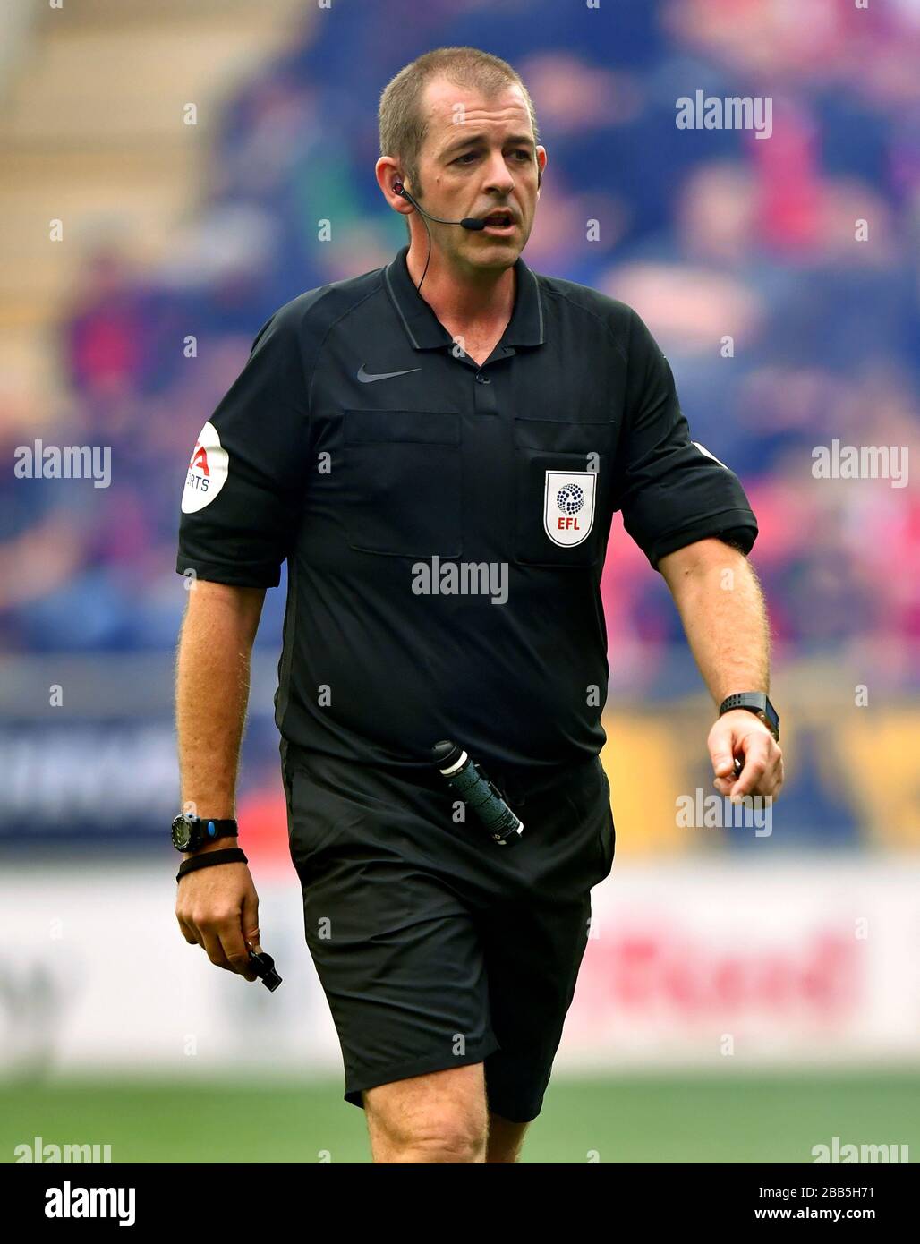 Referee Darren Handley Stock Photo - Alamy