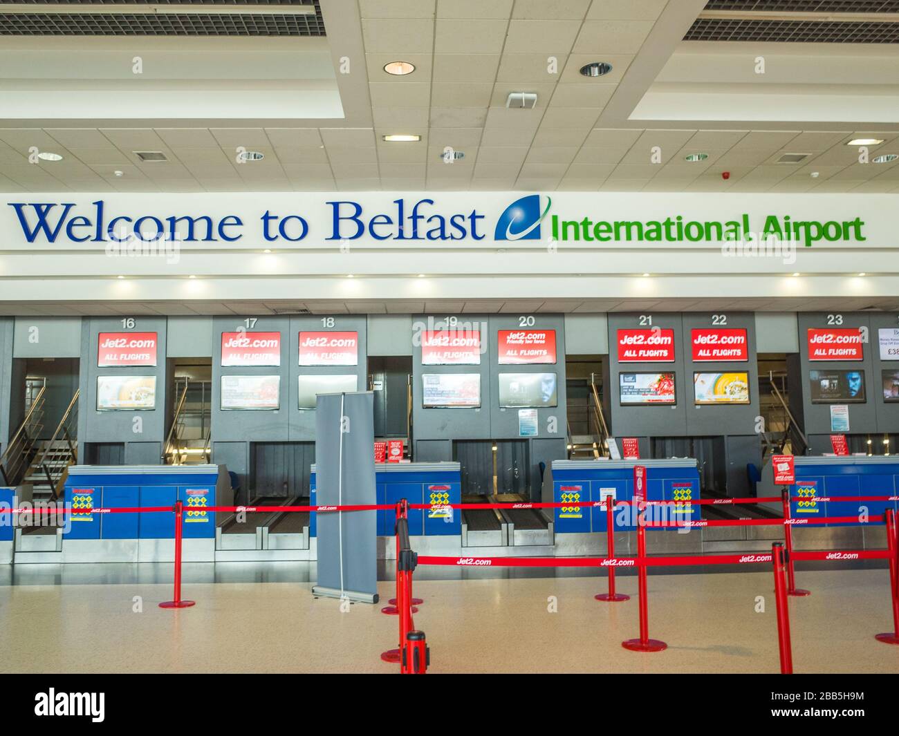 Belfast International Airport- Norther Ireland UK Stock Photo - Alamy