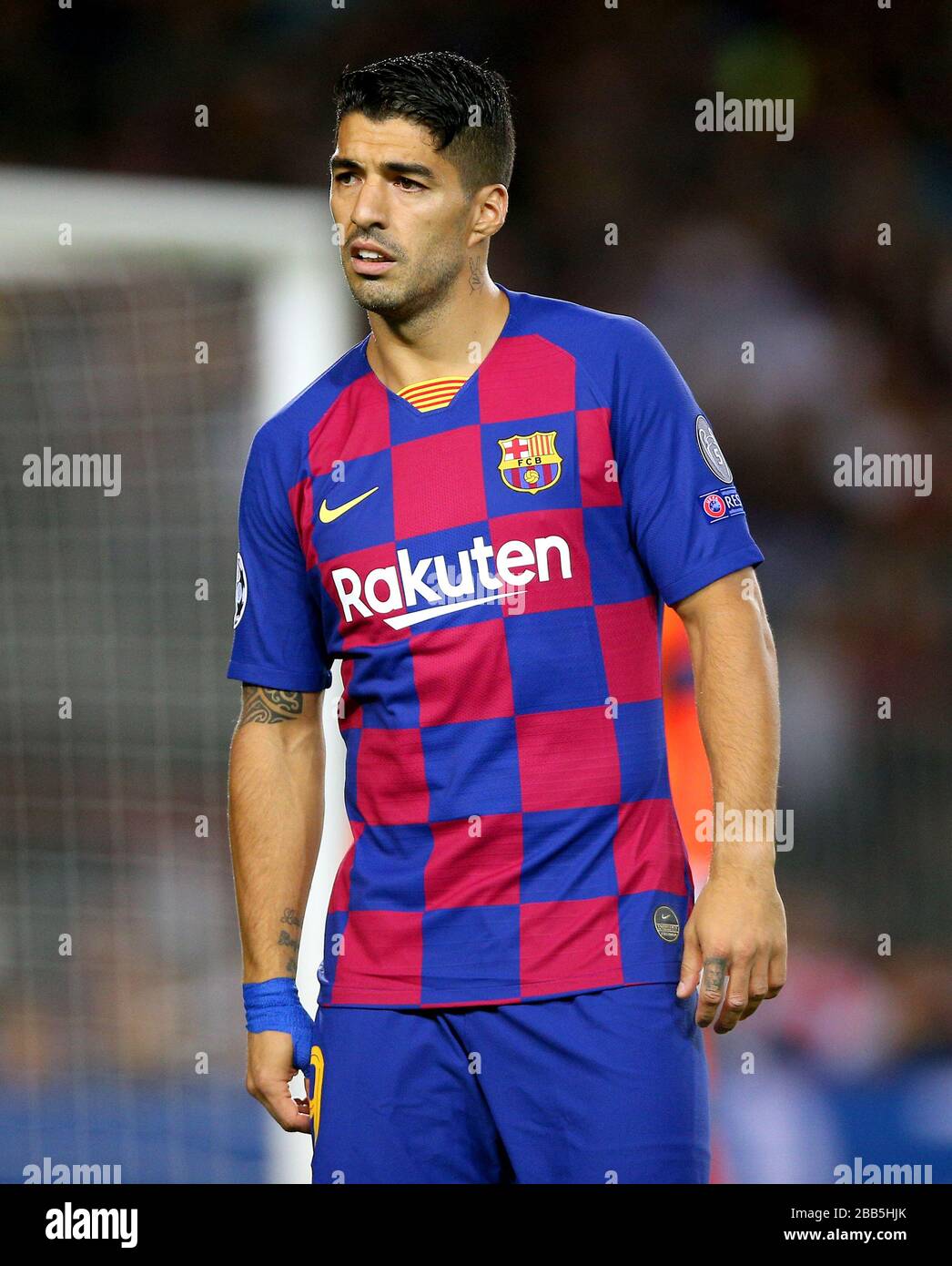 Barcelona's Luis Suarez in action Stock Photo - Alamy